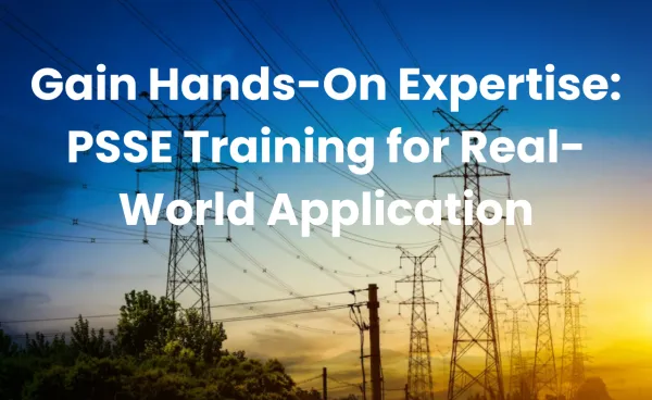 PSSE Training for Real-World Application